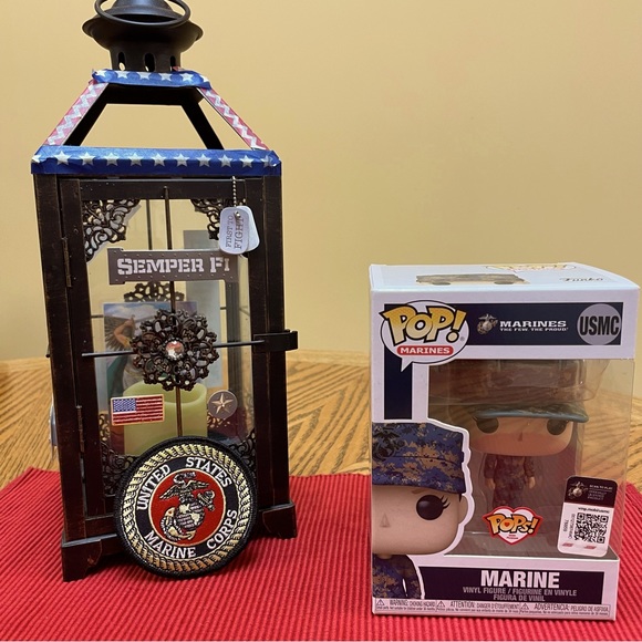 Funko | Toys | Nib Funko Pop Usmc Marine Marine Corps Female In Cammies ...